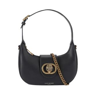 Kurt Geiger Elegante Small Chelsea Hobo Schultertasche - - Bags - Damen - Schwarzk - ONE SIZE