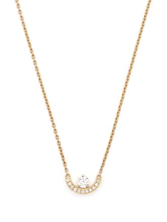 Loyal.e Paris collier en or jaune 18ct pav&eacute; de diamants
