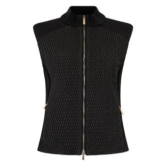 Moorer Elegante Weste - - Jackets - Damen - Schwarzk - L