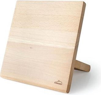 Lacor Lacor - 39039 - Küchenmesserhalter Magnet, magnetischer Messerblock, bis zu 5 Messer, Buchenholz natur, 100% stabile Ausführung, 21x22.5cm
