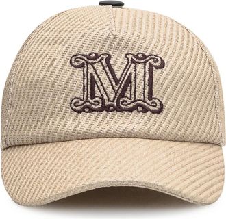 Max Mara Femme, Accessoires, Beige, Taille: 57 CM Jez Baseball Cap