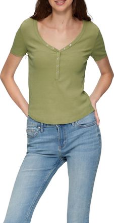 QS by s.Oliver T-Shirt in Rippware