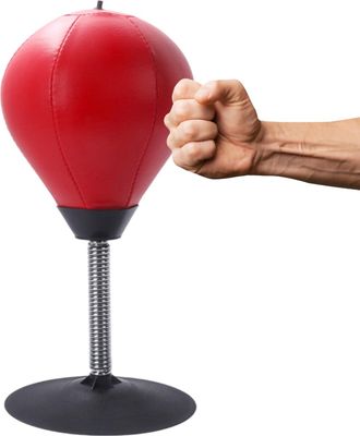 Generico Tischboxsack - Schreibtisch-Boxball 37 x 18 x 18 cm, Schreibtisch-Boxspielzeug, Boxzubeh&ouml;r inklusive Pumpe | Verwendung als hartes Erntedankgeschenk