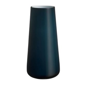 Villeroy & Boch Villeroy und Boch Numa Gro&szlig;e Vase Midnight Sky, 34 cm, Glas, Blau