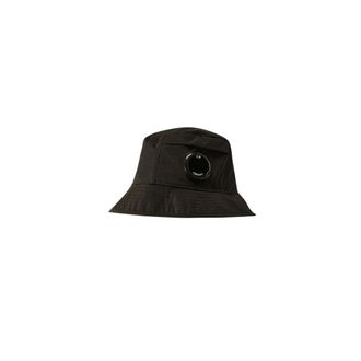 C.P. Company Bestickte Stich Bucket Hat Nylon - - Accessories - Herren - Schwarzk - M