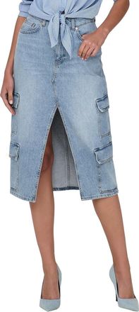 Only ONLPOSEY HW MIDI Cargo DNM Skirt CRO