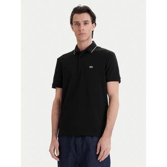 A|X Armani Exchange Poloshirt XM001289 AF10363 UC001 Schwarz Regular Fit
