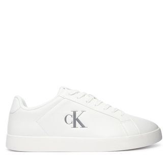 Calvin Klein Sneakers Calvin Klein 3 Cupsole Derby Pu Tmb HM0HM02331 Wei&szlig;