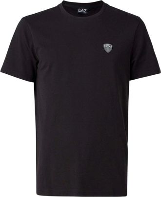 Emporio Armani Homme, Tops, Noir, Taille: 3XL T-shirt Casual en Coton pour Homme