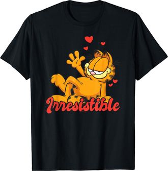 Garfield Valentines Day He Loves to Be Irresistible T-Shirt