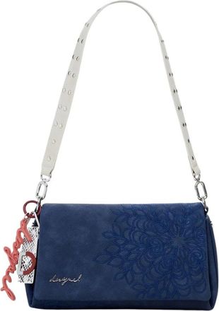 Desigual Femme, Sacs, Bleu, Taille: ONE Size Sierra Naron Medium Flap Bag