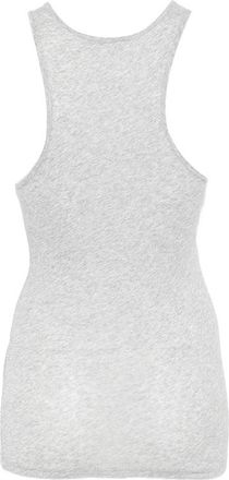 Entire studios Racer Back Cotton Tank Top - Gray