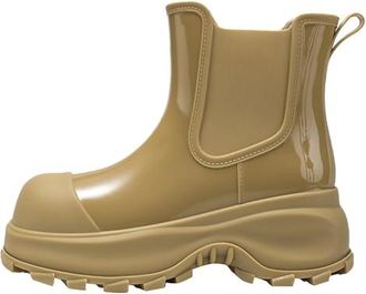 Generic Bottes de pluie pour femme - Sans chaussettes - En caoutchouc - Pour lext&eacute;rieur, kaki, 39.5 EU
