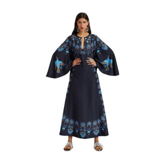La DoubleJ Flie&szlig;endes Kaftan-Kleid - - Dresses - Damen - Blau - S