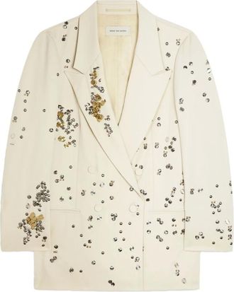 Dries Van Noten Femme, Vestes, Beige, Taille: 38 FR Blink Blazer