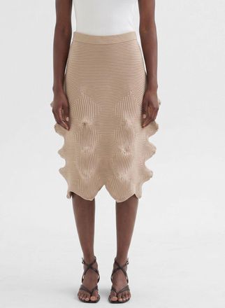 Issey Miyake Rock ISSEY MIYAKE Damen Farbe Beige