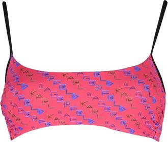 Karl Lagerfeld Femme, Maillots de bain, Rouge, Taille: 36 FR Bandeau Bikini Top