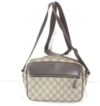 Gucci Pre-owned Sac Bandouli&egrave;re GG Supreme - Femme - Pre-owned - Beige - Taille: ONE Size
