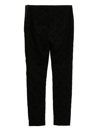 Valentino Garavani pantalon &agrave; d&eacute;tails de zip - Noir