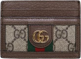 Gucci Pre-owned Kartenetui - - Pre-owned - Damen - Braun - ONE SIZE