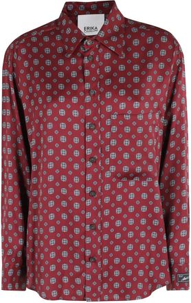 Erika Cavallini Semi Couture Damen, Blusen & Hemden, Rot, XSGröße