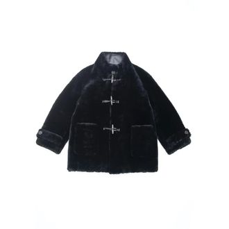 Just things we like Nara Lammfell-Shearling-Jacke - - Jackets - Damen - Schwarzk - L