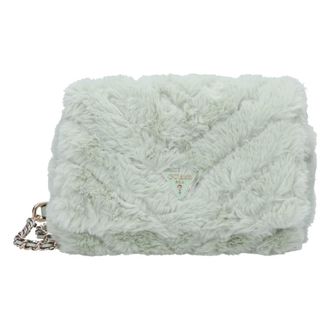 Guess Crossbody-Tasche aus Kunstfell - - Bags - Damen - Gr&uuml;n - ONE SIZE