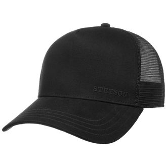Stetson Car Club Trucker Cap Damen/Herren - Aus Baumwolle - One Size (55 - 60 cm) - Verstellbare Mesh Cap - Snapback mit luftigem Netzteil - Mehrfarbige Basec