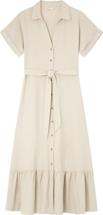 Springfield L&auml;ssiges Kleid f&uuml;r Damen, Ger&ouml;steter Druck, 36