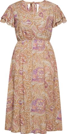 Usha Kleid mit Paisley-Print Damen mehrfarbige Flieger