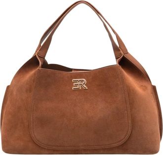 Ermanno Scervino Sac Bowling - Femme - Sacs - Brun - Taille: ONE Size