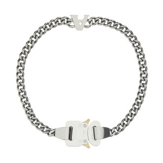 Alyx 1017 Alyx 9Sm, Homme, Accessoires, Gris, Taille: ONE Size Buckle Necklace