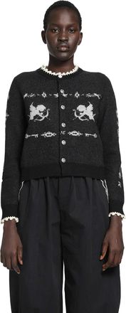 Renli Su Romantic Angel Wool cardigan