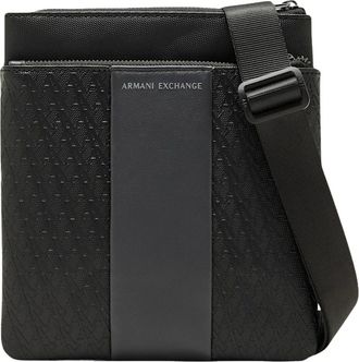 A|X Armani Exchange Sac bandouli&egrave;re plat - Homme - Sacs - Noir - Taille: ONE Size