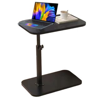 Generic Swivel C -Table Design - Volldrehung Kompakter Beistelltisch, platzsparender Sofa-Schreibtisch für enge Bereiche | Vielseitiger rotierender Bettelschu