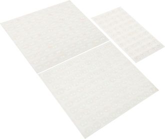 Artibetter 250 St&uuml;ck Transparente Selbstklebende Silikonpuffer Ger&auml;uschd&auml;mpfende Schutzpads f&uuml;r M&ouml;bel Glasplatten und Kratzfest Langlebig und Vielseitig Einsetzb