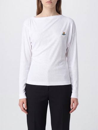 Vivienne Westwood Slim-Fit-T-Shirt aus Stretch-Viskose mit gesticktem Orb-Logo