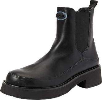 Desigual Chaussures 4 pour Femme en polyuréthane Bottes Tendance, Noir, 40 EU