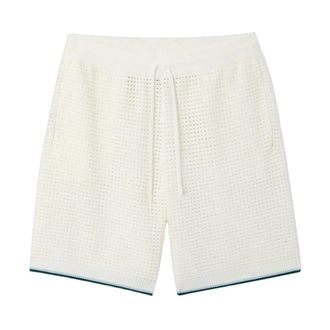 Casablanca Palm Tree Emblem H&auml;kelschuhe - - Shorts - Herren - Wei&szlig; - S