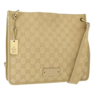 Gucci Sac bandouli&egrave;re vintage Pre-owned - Femme - Pre-owned - Beige - Taille: ONE Size