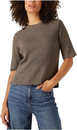 Object Object, Damen, Strickwaren, Braun, SGr&ouml;&szlig;e