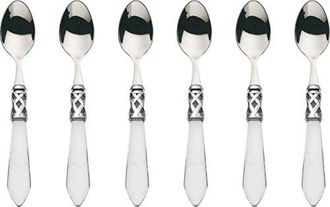 Bugatti Bugatti ALC1T N4208 Aladdin - 6-teilig, Mocca Löffel, Edelstahl/Kunststoff (ABS), Transparent, 21 x 18 x 3 cm