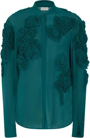 Dries Van Noten Femme, Blouses et Chemises, Vert, Taille: 42 FR Blouses & Chemises