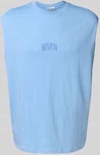 Review Tanktop mit Label-Print