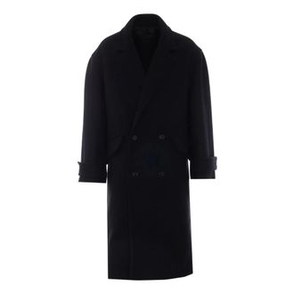 Lanvin Manteau crois&eacute; Cappotto - Homme - Manteaux - Noir - Taille: S