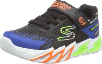 Skechers S-Lights: Flex-Glow Bolt 400138L-BKBL, Boy Sneakers, Black, 35 EU