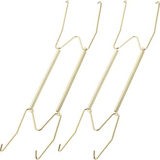 BESPORTBLE 2 St&uuml;ck Wandhalter f&uuml;r Teller Unsichtbare Feder klemmhalter Stabile Kupferlegierung Einfach zu Montieren Rutschfeste Plattenaufh&auml;ngung f&uuml;r Dekoration 