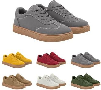 Generic Chaussures d&eacute;contract&eacute;es confortables &agrave; lacets pour femme - Chaussures de marche l&eacute;g&egrave;res - Baskets dext&eacute;rieur antid&eacute;rapantes avec semelle int&eacute;rieure e