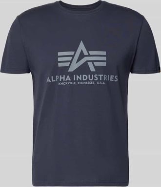 Alpha Industries T-Shirt mit Label-Detail Modell BASIC