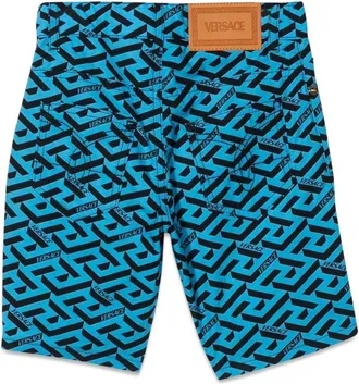 Versace Cotton Bermuda Shorts - Multicolor